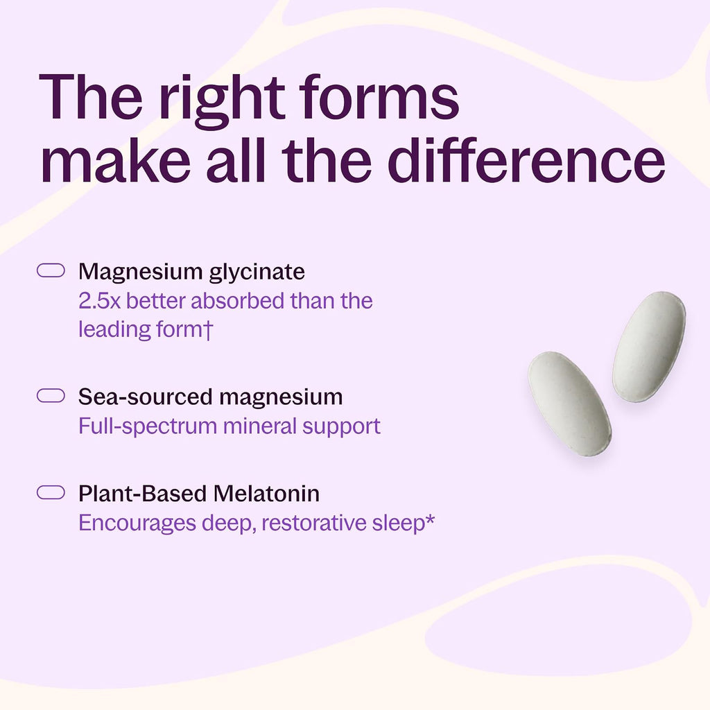 Melatonin and magnesium for restful nights