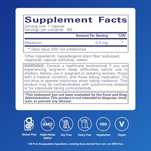 melatonin capsules for better sleep