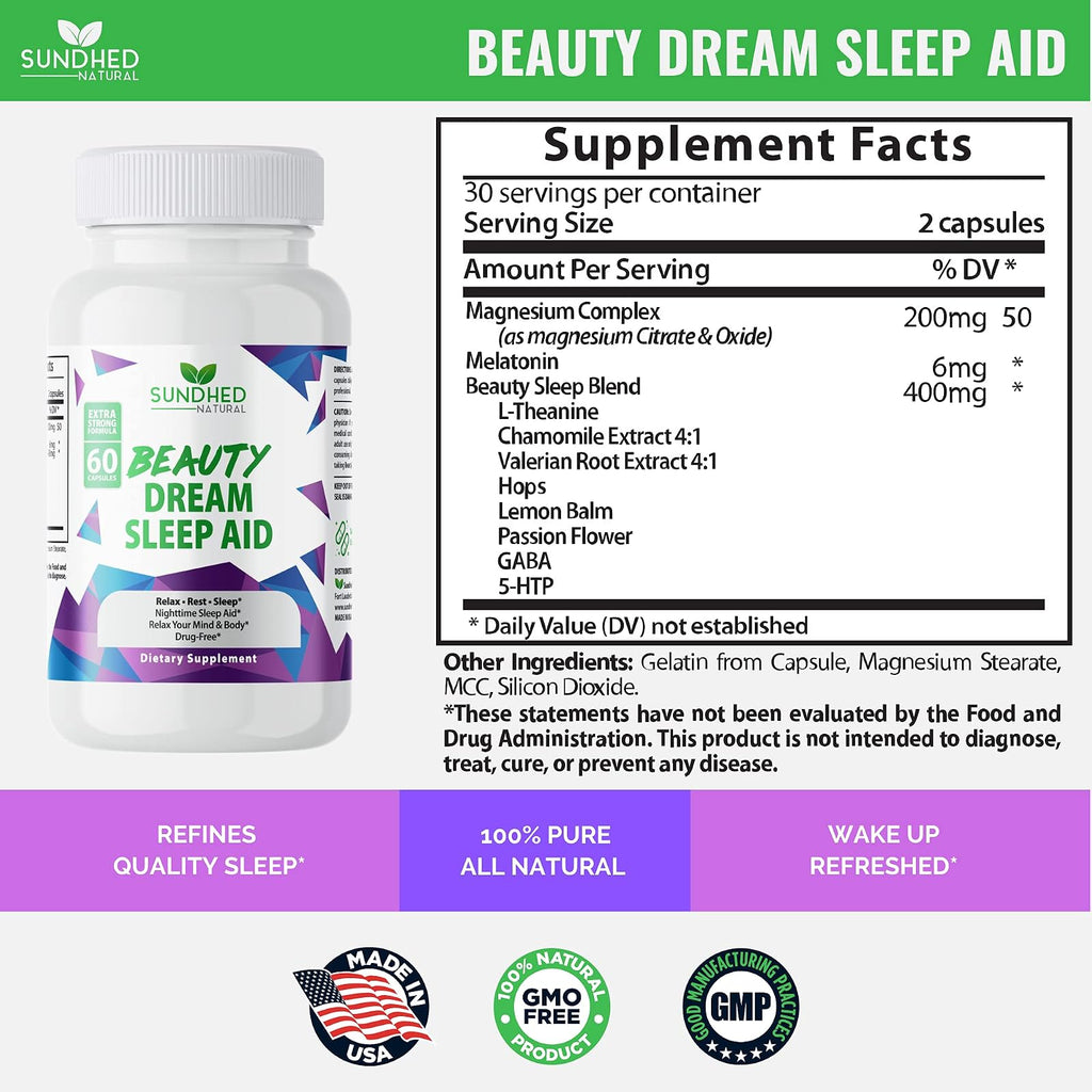 melatonin capsules for better sleep