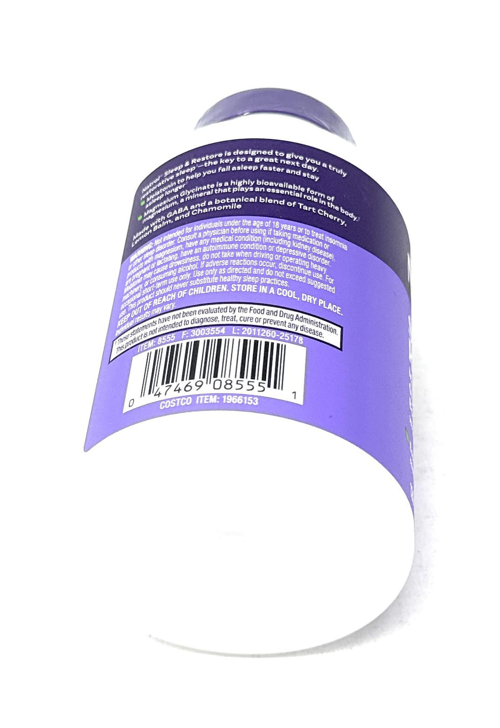 melatonin capsules for improved rest