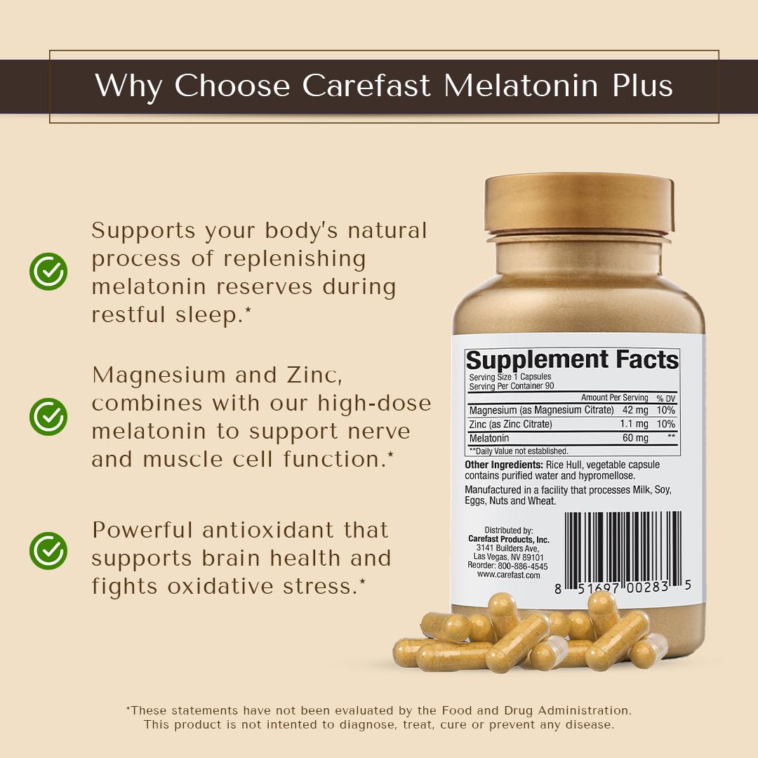 melatonin capsules for improved sleep quality