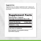 melatonin capsules for improved sleep quality
