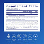 Melatonin capsules for restful nights