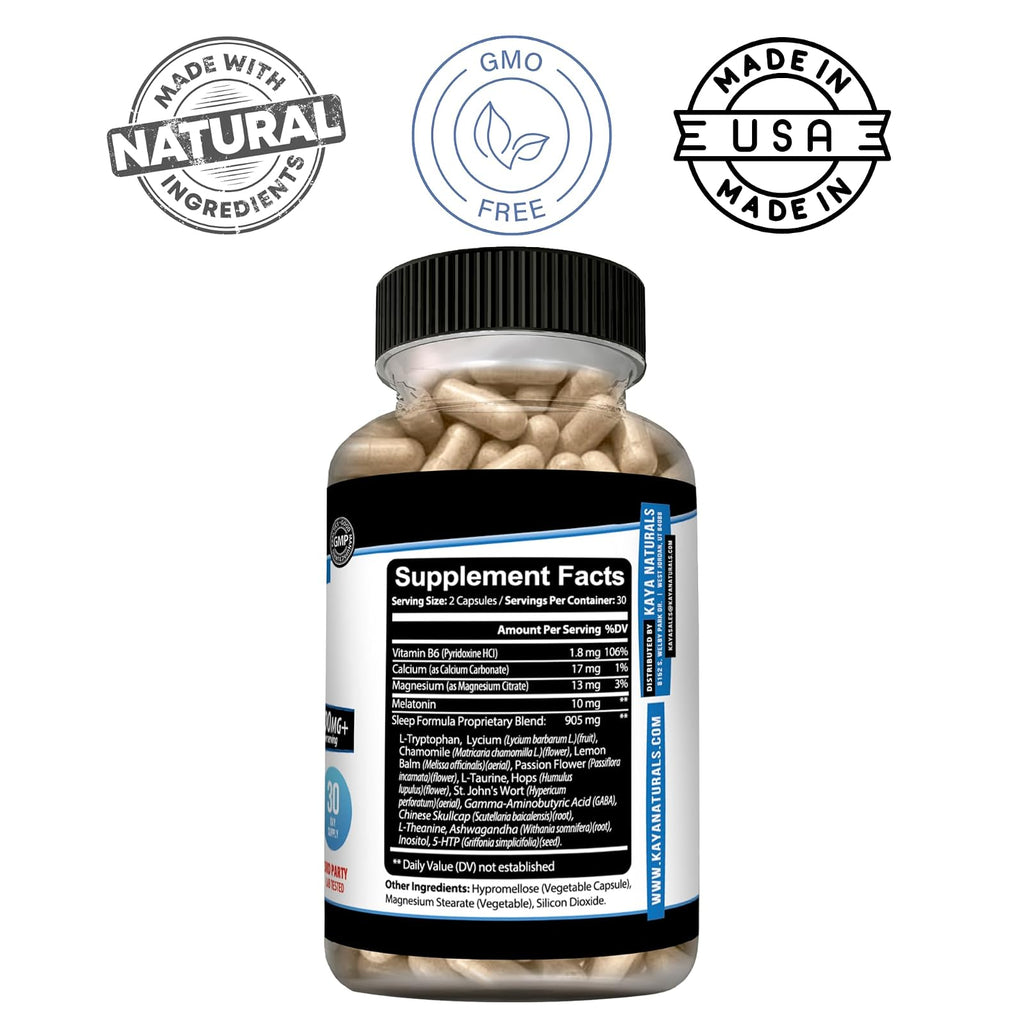 melatonin capsules for restful nights