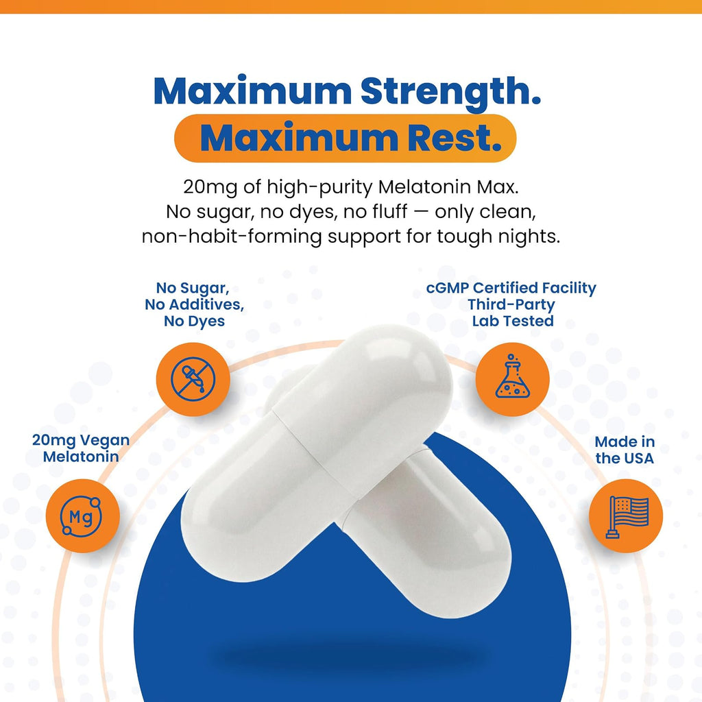 melatonin capsules for restful nights