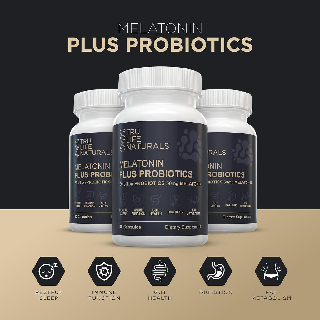 melatonin capsules for restful sleep