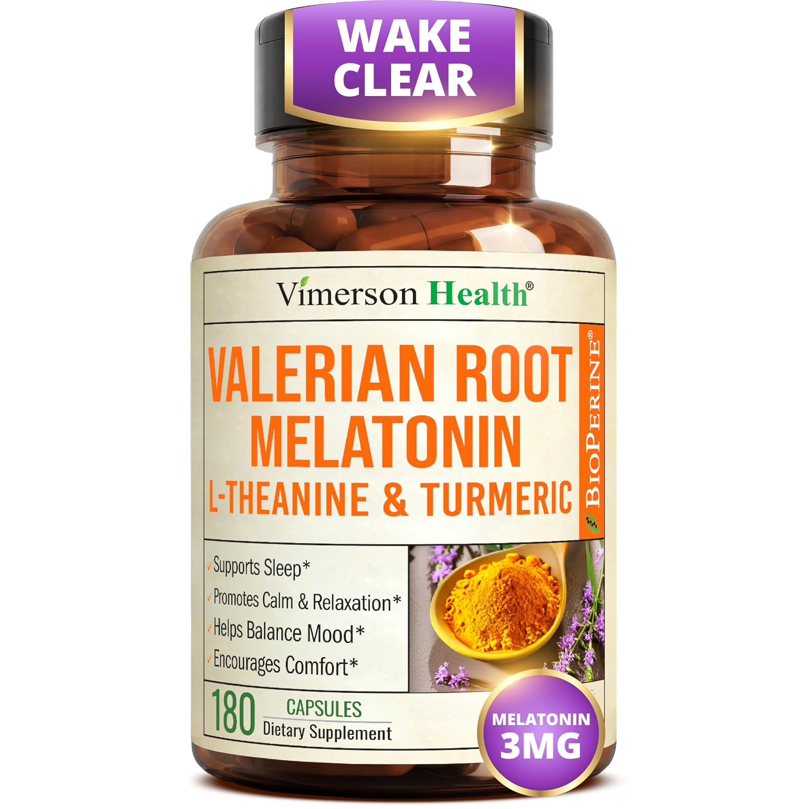 melatonin capsules for restful sleep