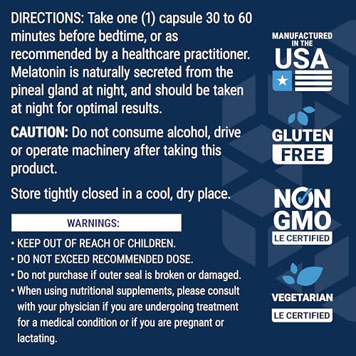 melatonin capsules for sleep support