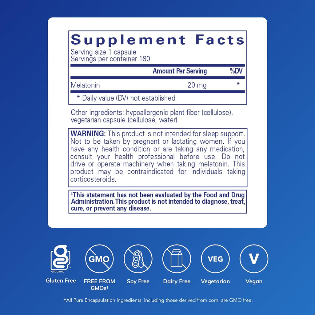 melatonin capsules for sleep support