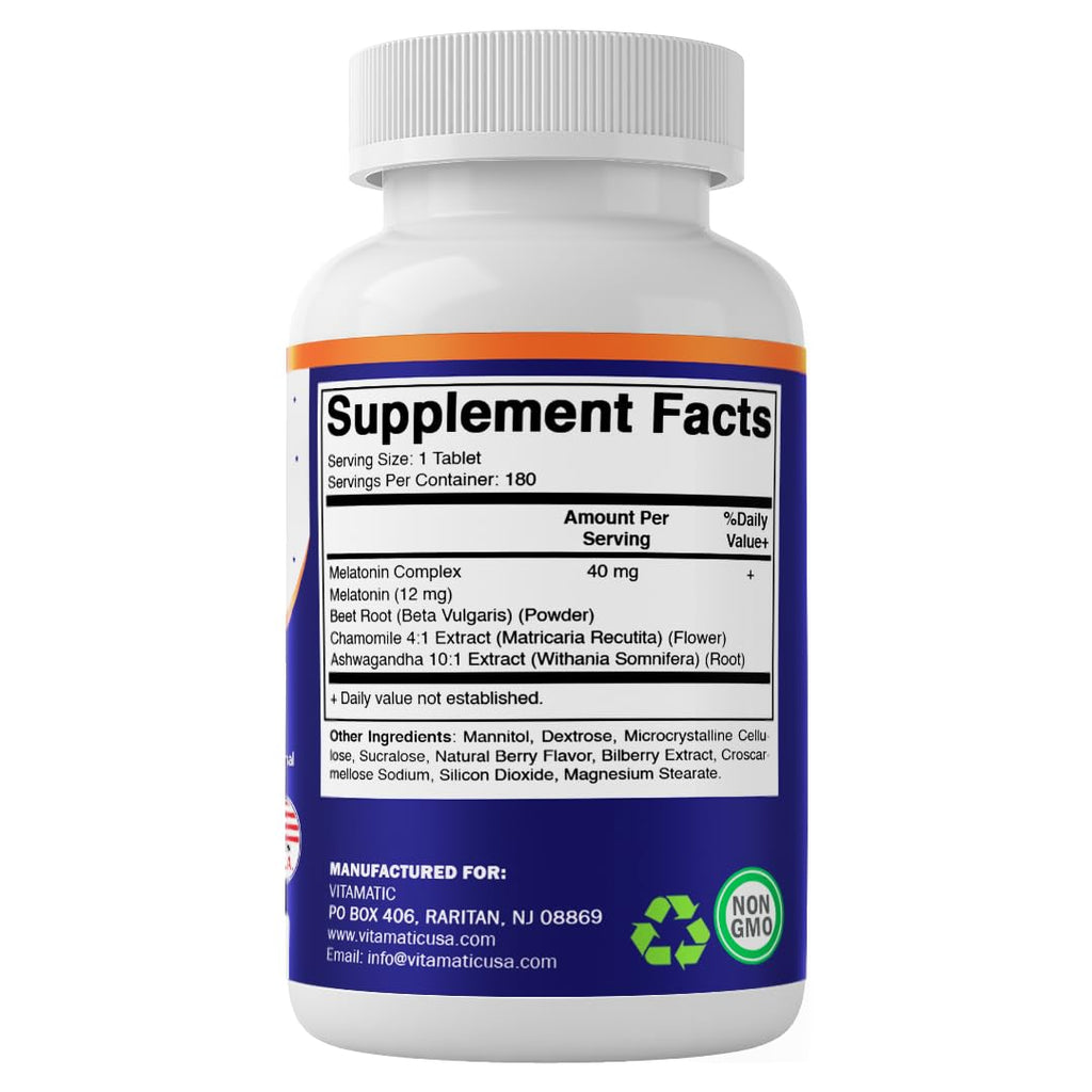 Melatonin complex for better sleep cycles