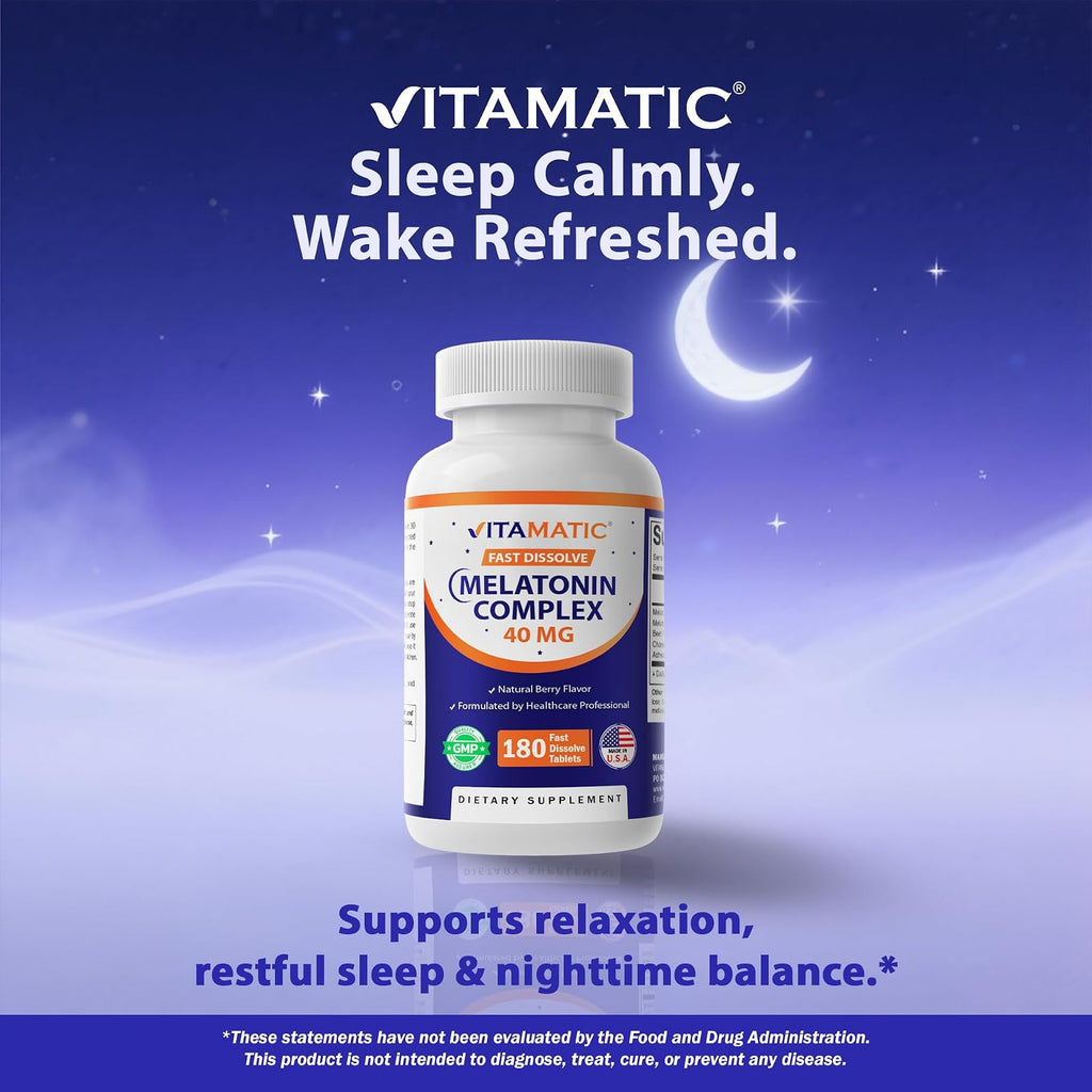 Melatonin complex for improved sleep quality