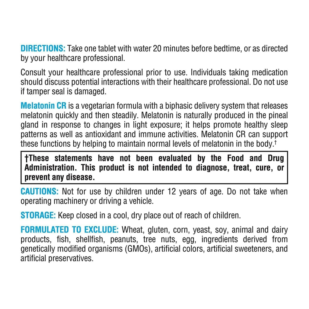 melatonin CR for joint support
