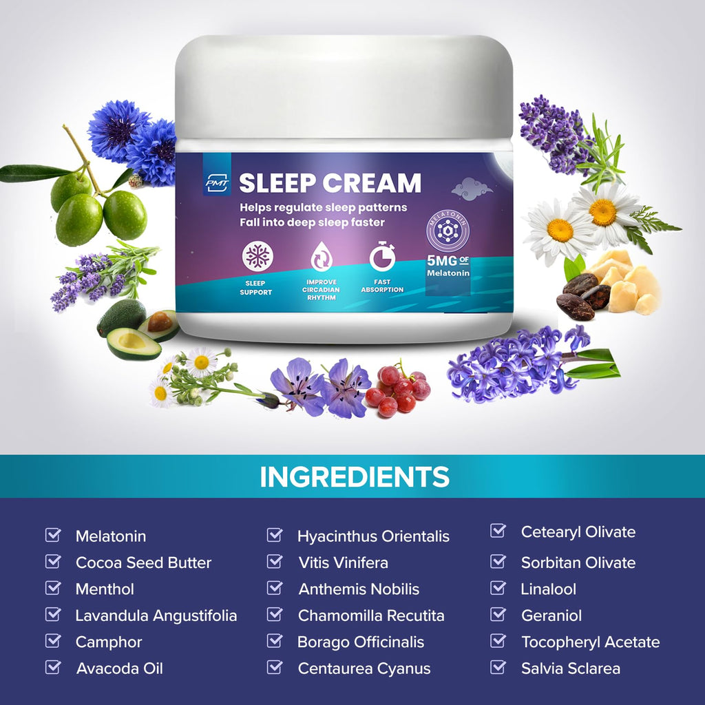 melatonin cream for better sleep