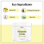 Melatonin cream for improved sleep quality