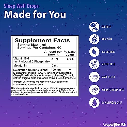 melatonin drops for better sleep