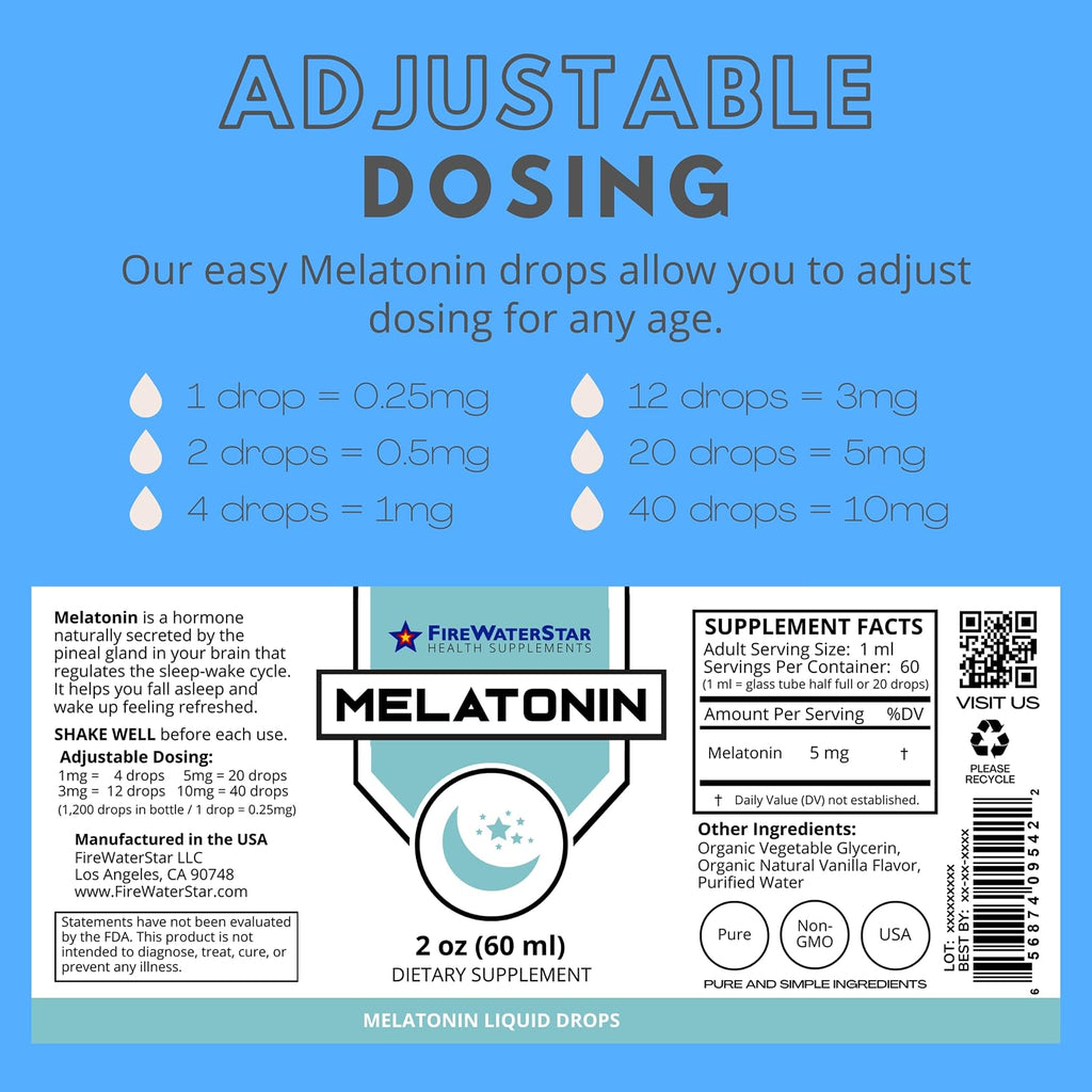 melatonin drops for better sleep