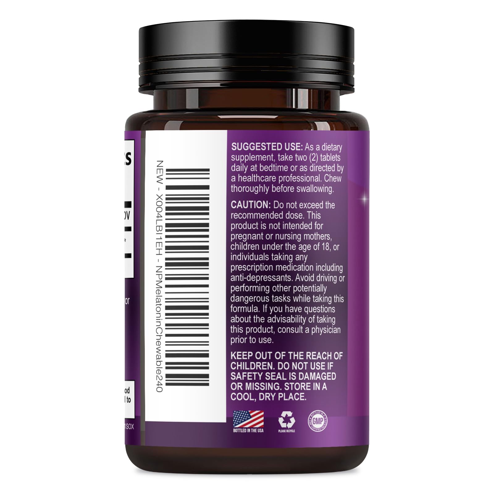 melatonin for relaxation and sleep support
