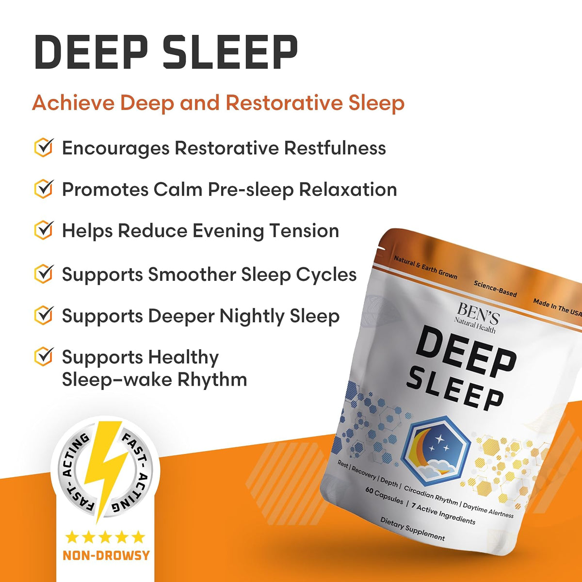 Melatonin for restful sleep support
