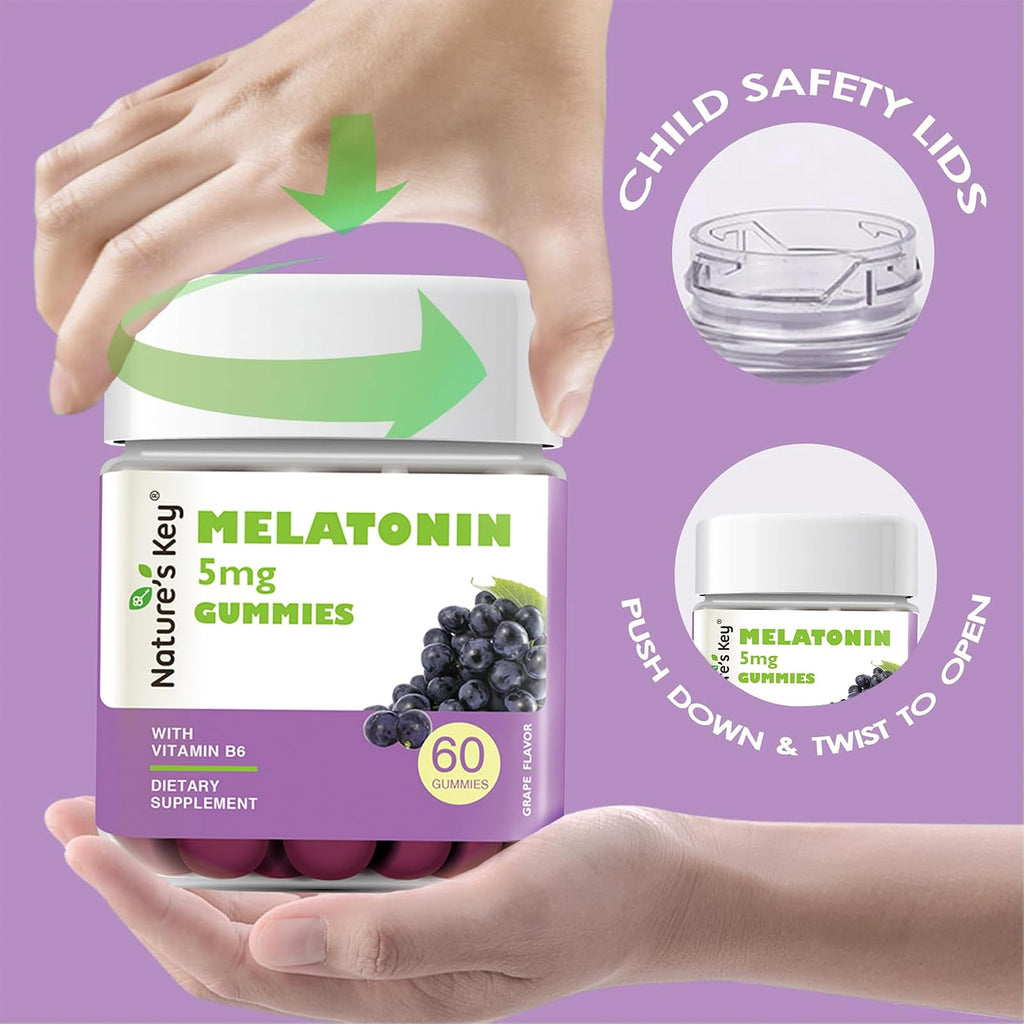 Melatonin gummies for better sleep quality