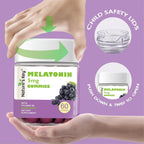Melatonin gummies for better sleep quality