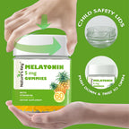 Melatonin gummies for better sleep quality