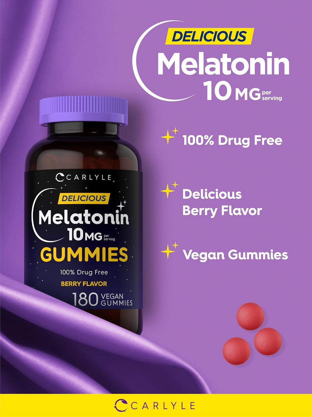 Melatonin gummies for better sleep routine