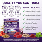 melatonin gummies for better sleep routine