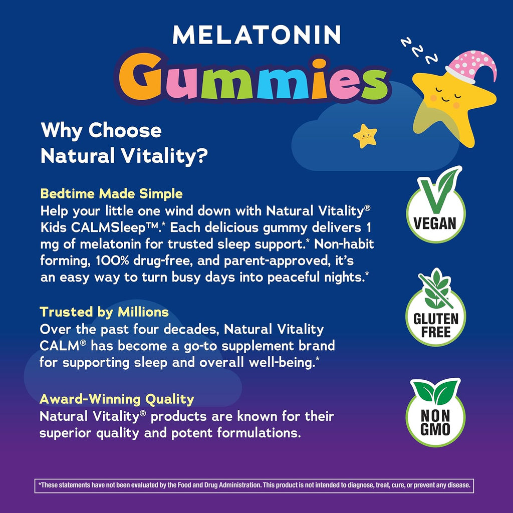 Melatonin gummies for better sleep