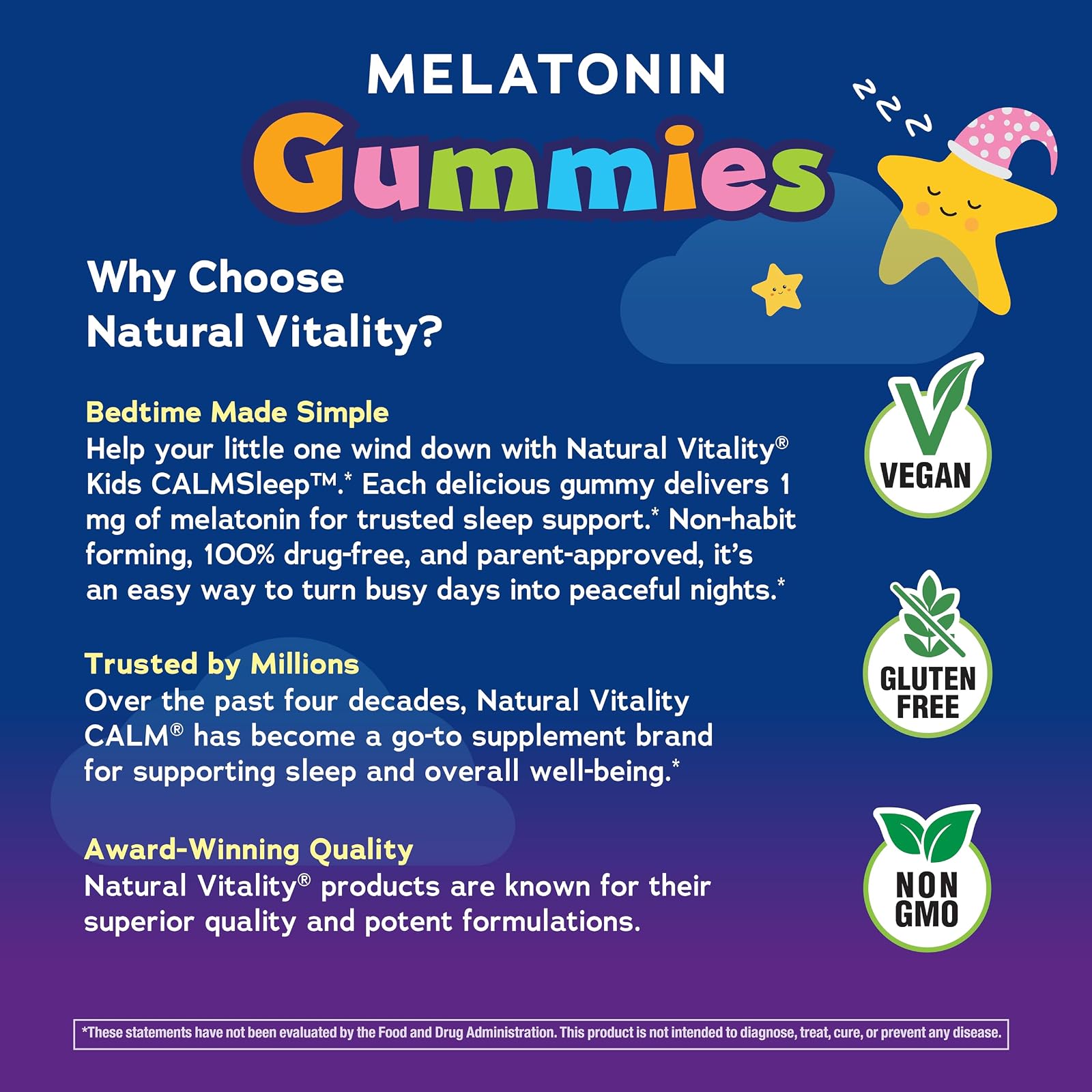 Melatonin gummies for better sleep