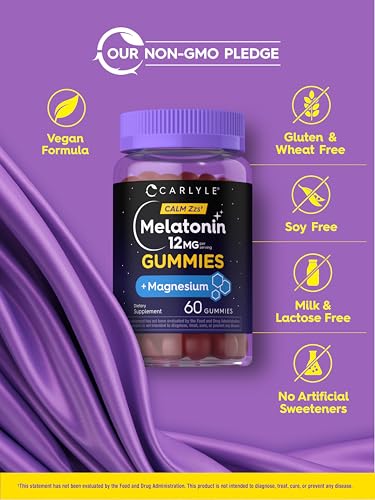 Melatonin gummies for improved sleep quality