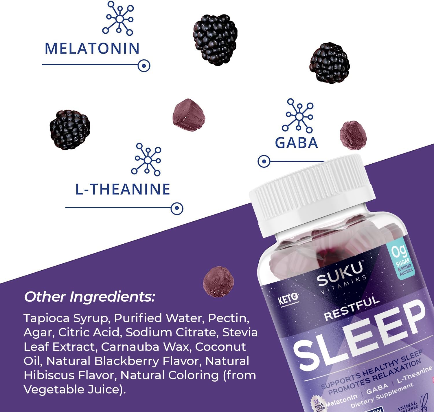 melatonin gummies for nighttime calm