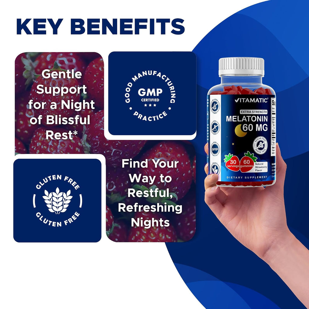 Melatonin gummies for relaxation and calm