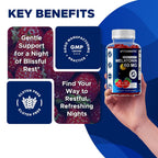 Melatonin gummies for relaxation and calm