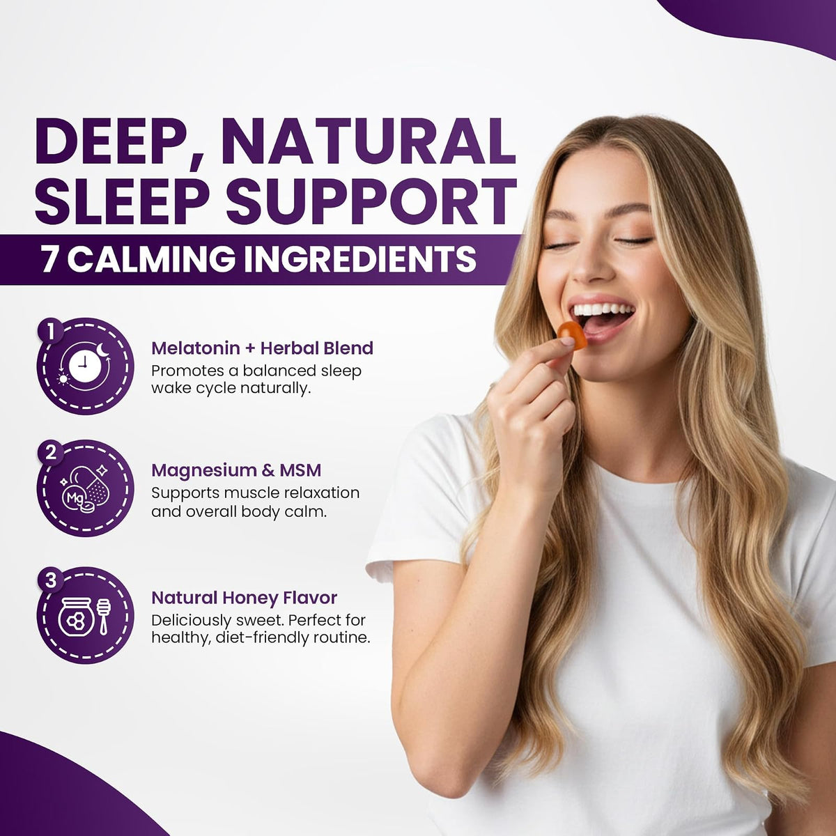 Melatonin gummies for restful nights