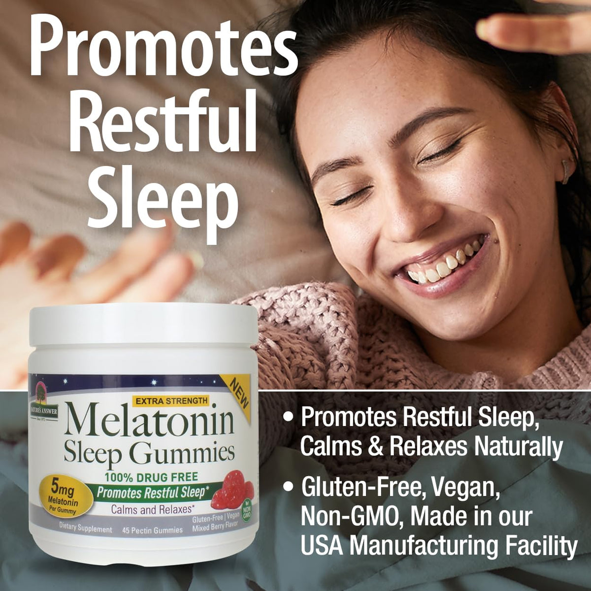 Melatonin gummies for restful nights