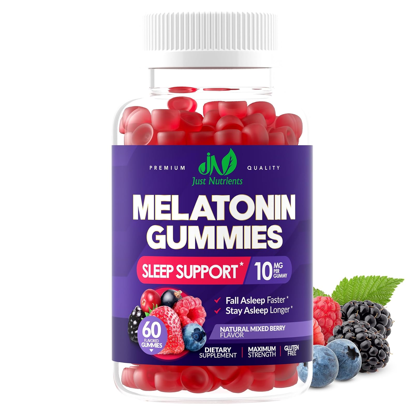 Melatonin gummies for restful sleep