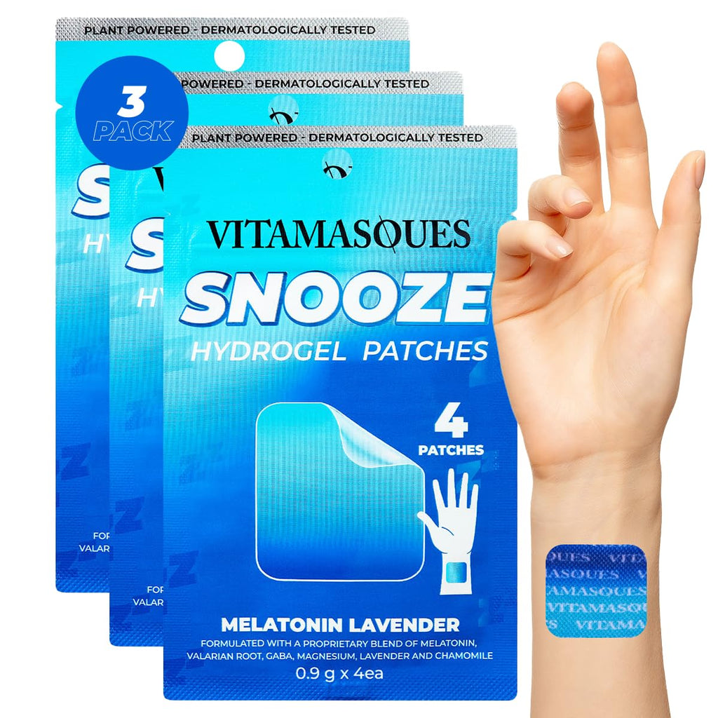 melatonin hydrogel patches for sleep