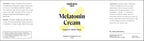 Melatonin-infused cream for bedtime routine