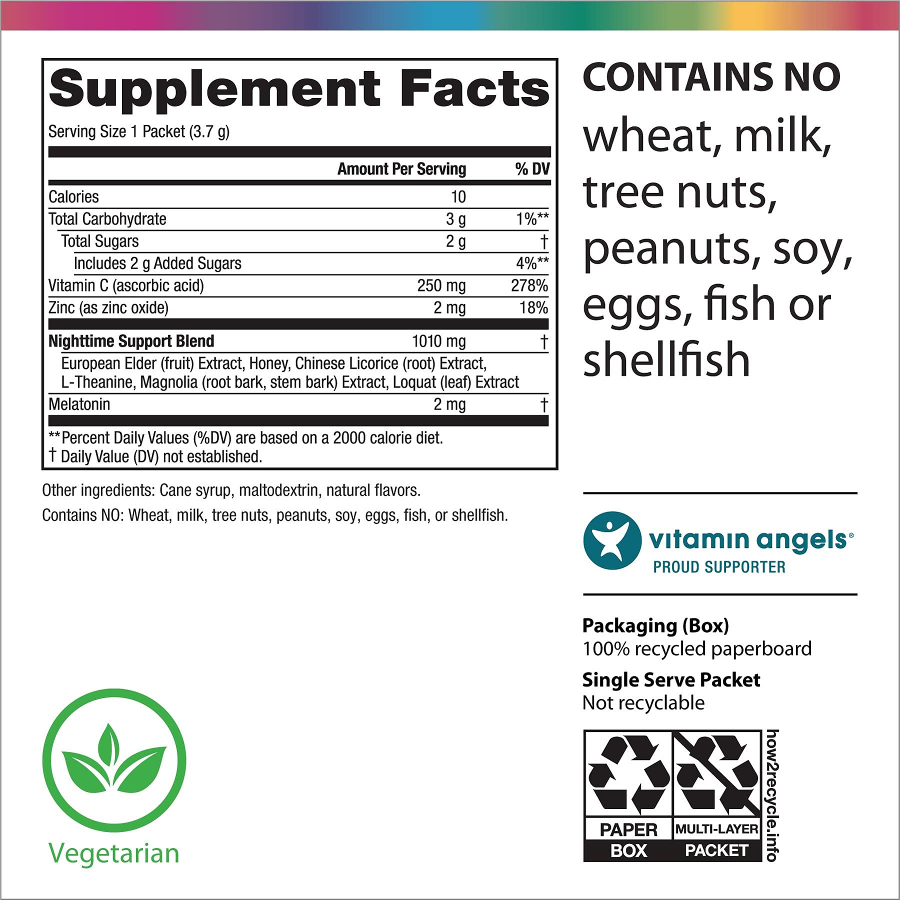 Melatonin infused elderberry supplement