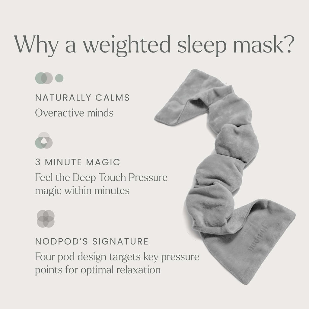 melatonin infused weighted eye mask
