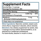 melatonin lozenges for improved sleep