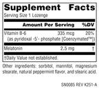 melatonin lozenges for restful nights