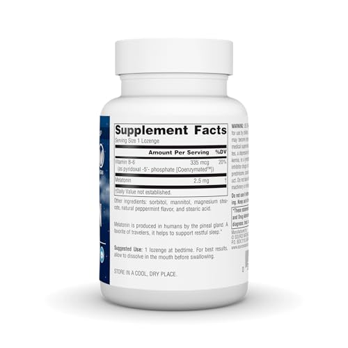 melatonin lozenges for restful sleep
