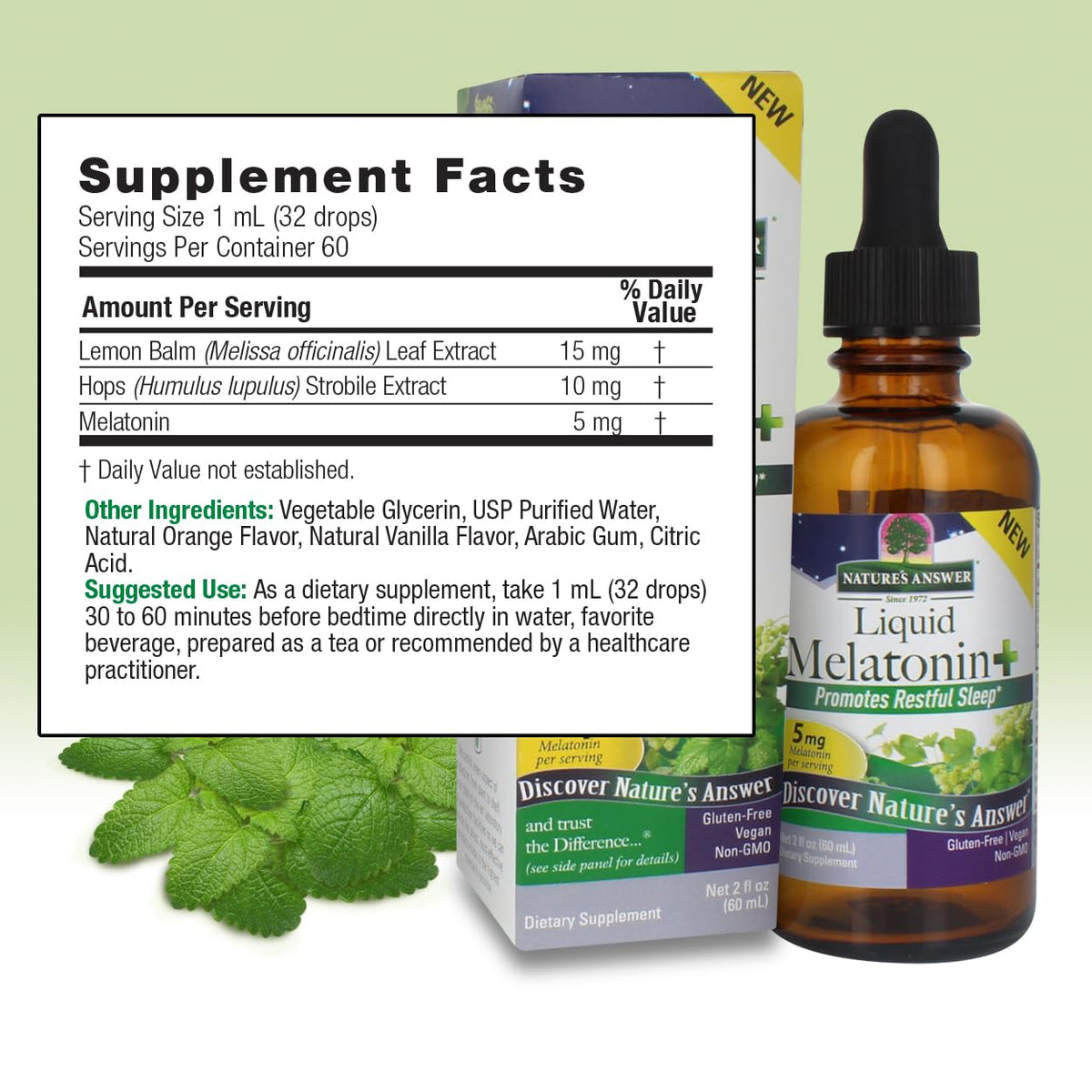 melatonin plus for restful nights