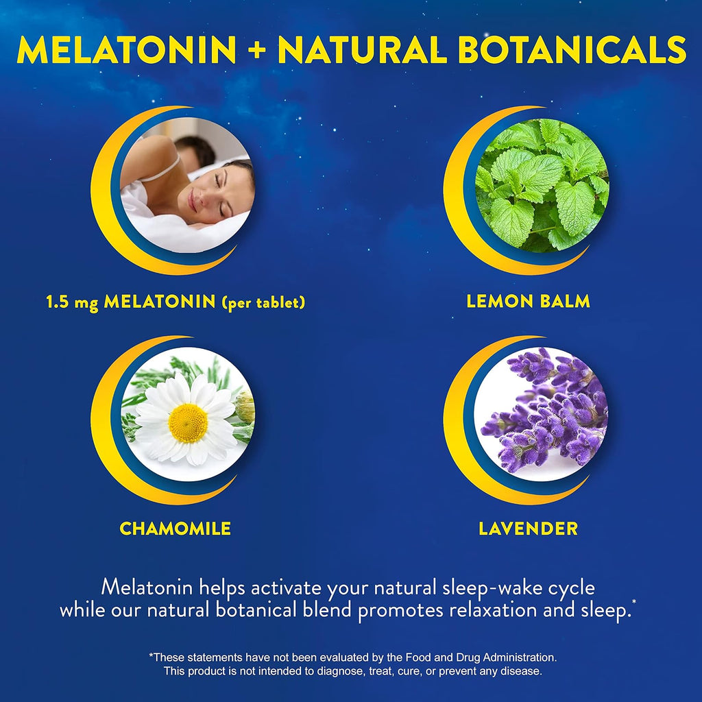 Melatonin sleep aid for adults