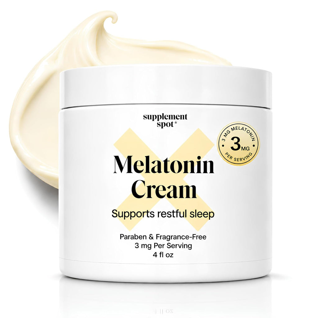 Melatonin sleep cream for relaxation