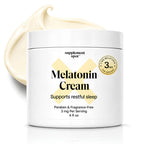 Melatonin sleep cream for relaxation