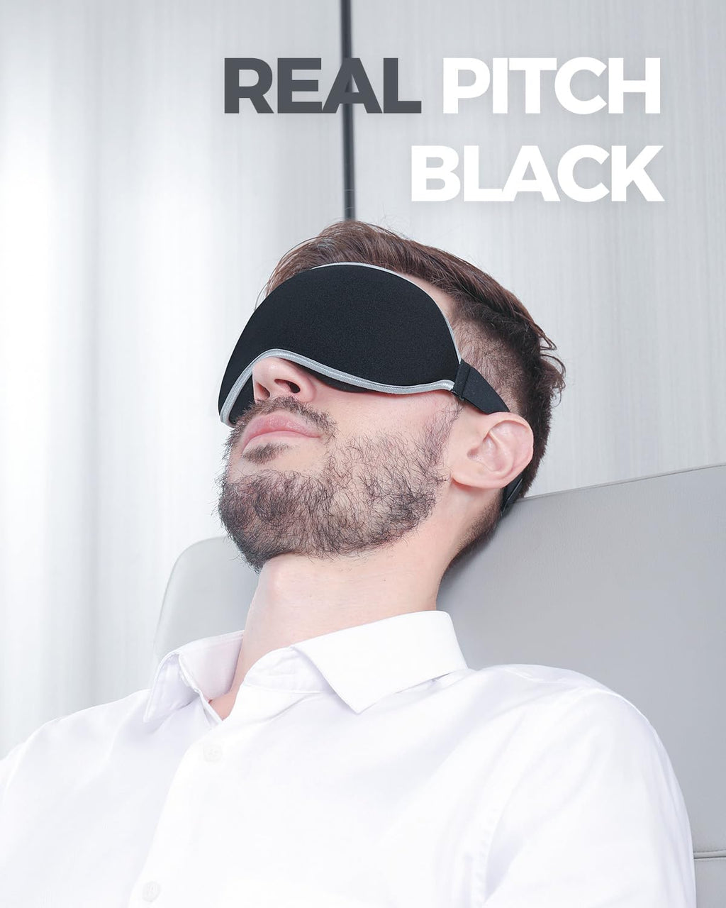 Melatonin sleep mask for better sleep