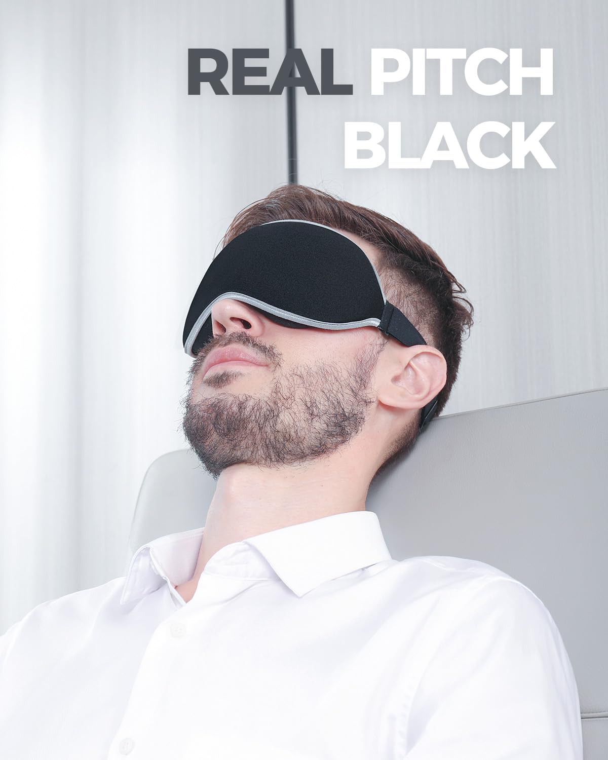 Melatonin sleep mask for better sleep