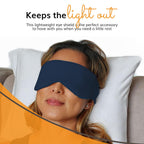 Melatonin sleep mask for improved rest